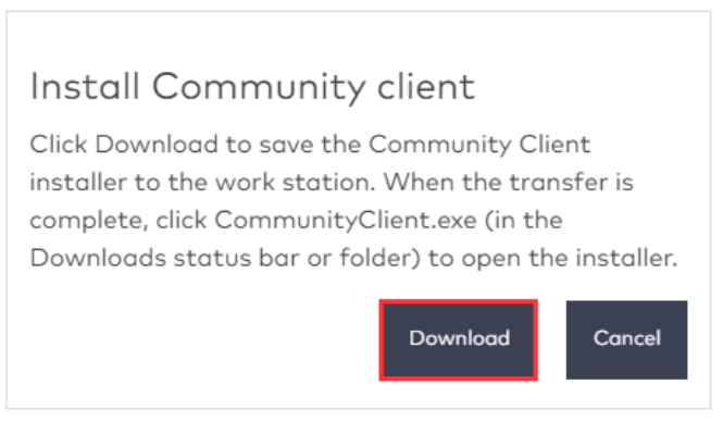 How to Install a Community Client – dormakaba Americas Knowledge Base